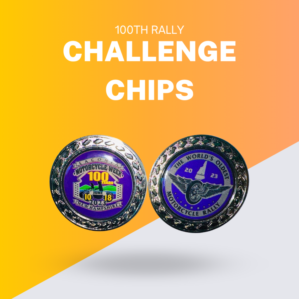 100th Laconia Motorcycle Rally Challenge Coins – LMCW